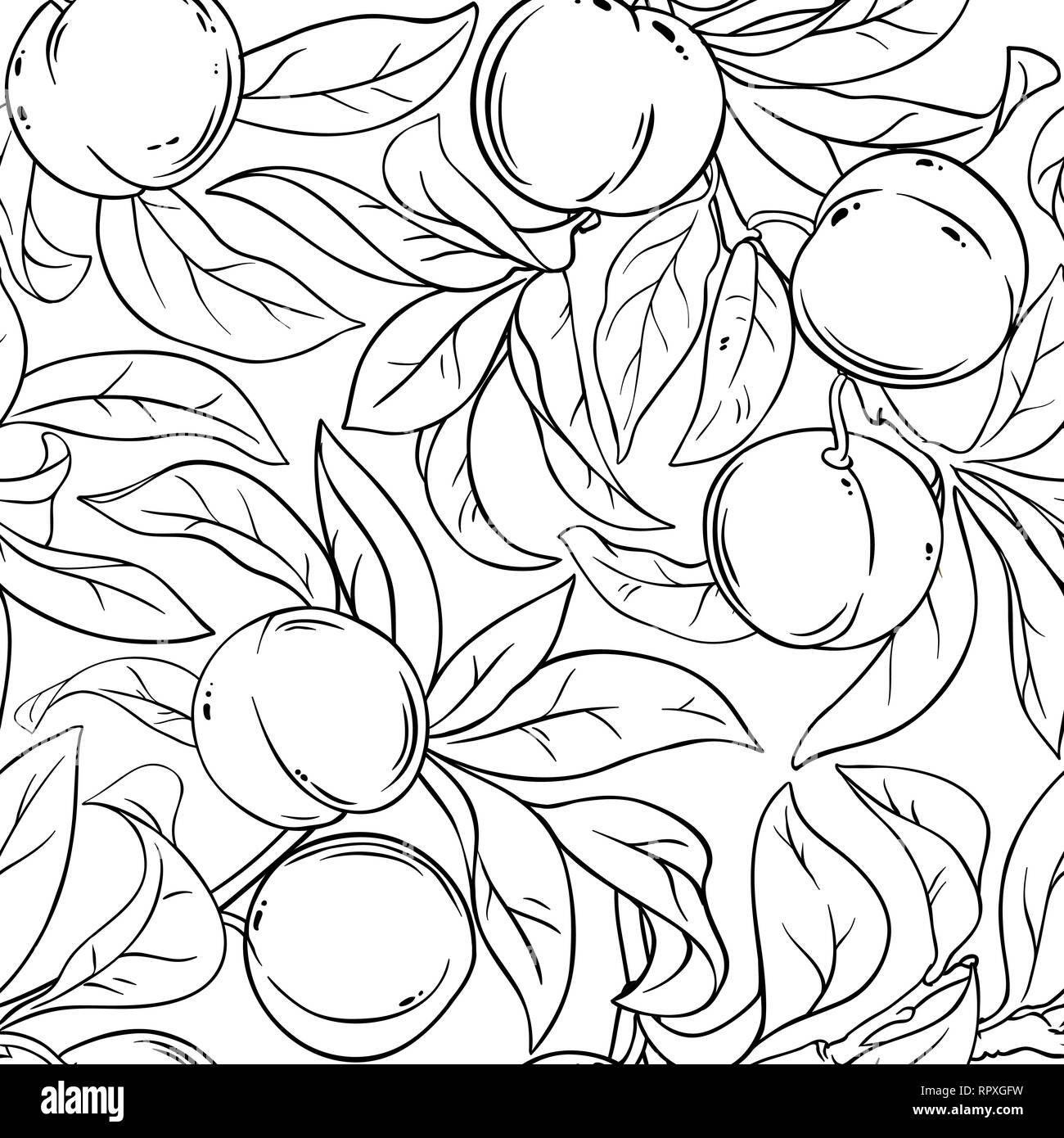 peach vector pattern on white background Stock Vector Image & Art - Alamy