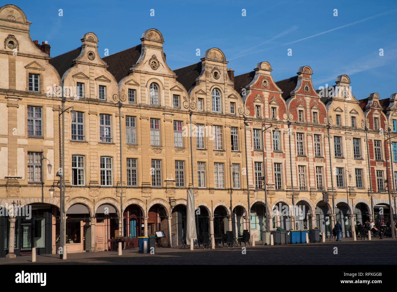 Façades of typical Flemish medieval houses Stock Photo - Alamy