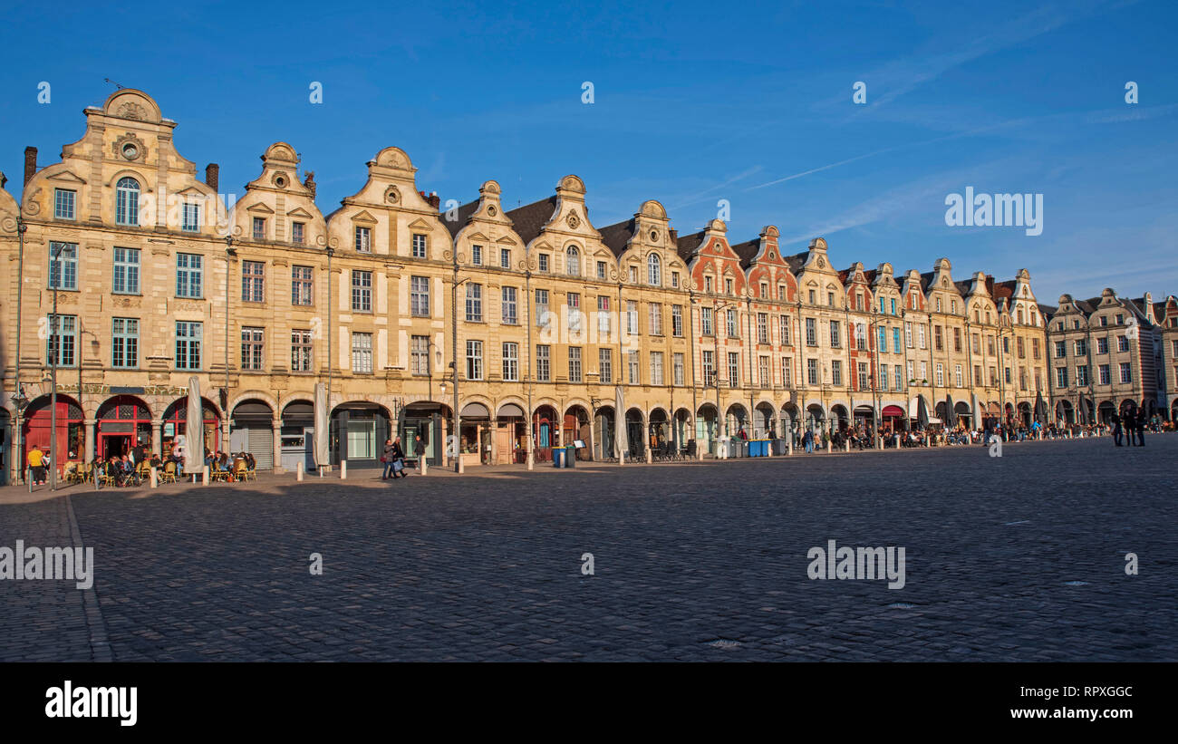Façades of typical Flemish medieval houses Stock Photo - Alamy