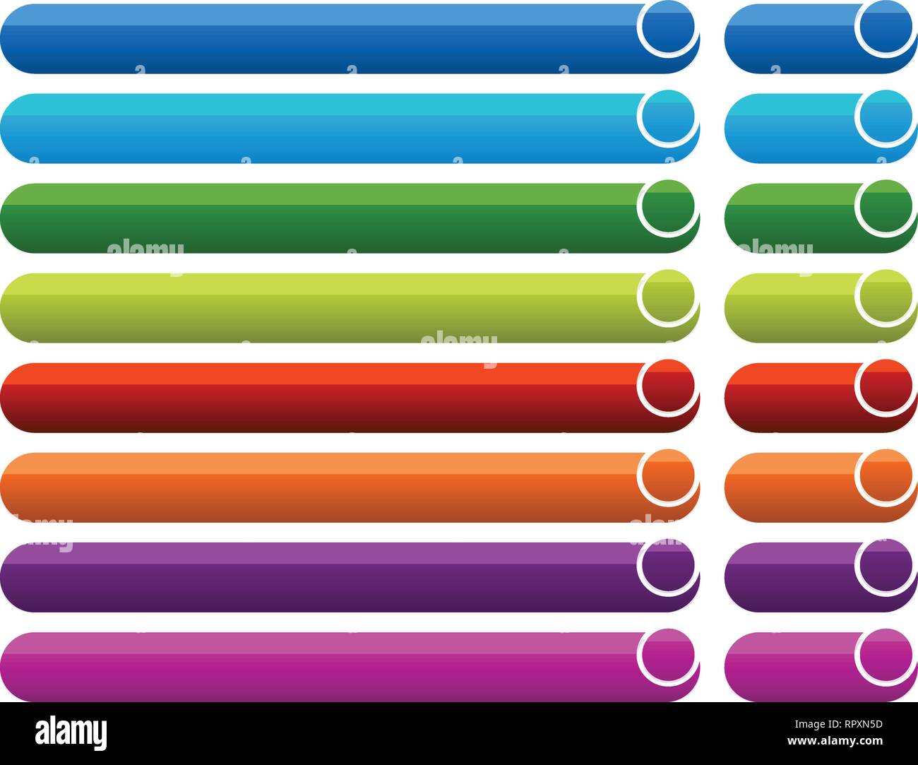 Horizontal button, banner backgrounds. Set of banners, buttons Stock ...