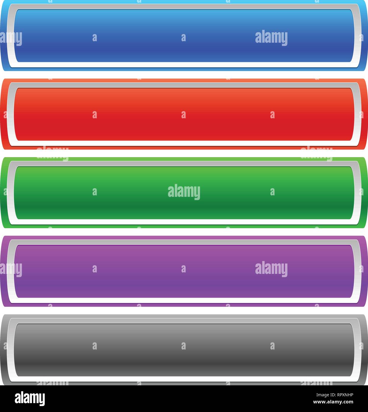 Horizontal banner templates in Stock Vector Images - Alamy