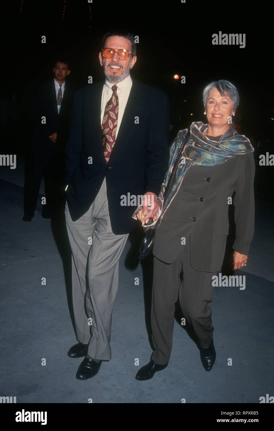 UNIVERSAL CITY, CA - JANUARY 27: Actor Leonard Nimoy and Susan Bay ...