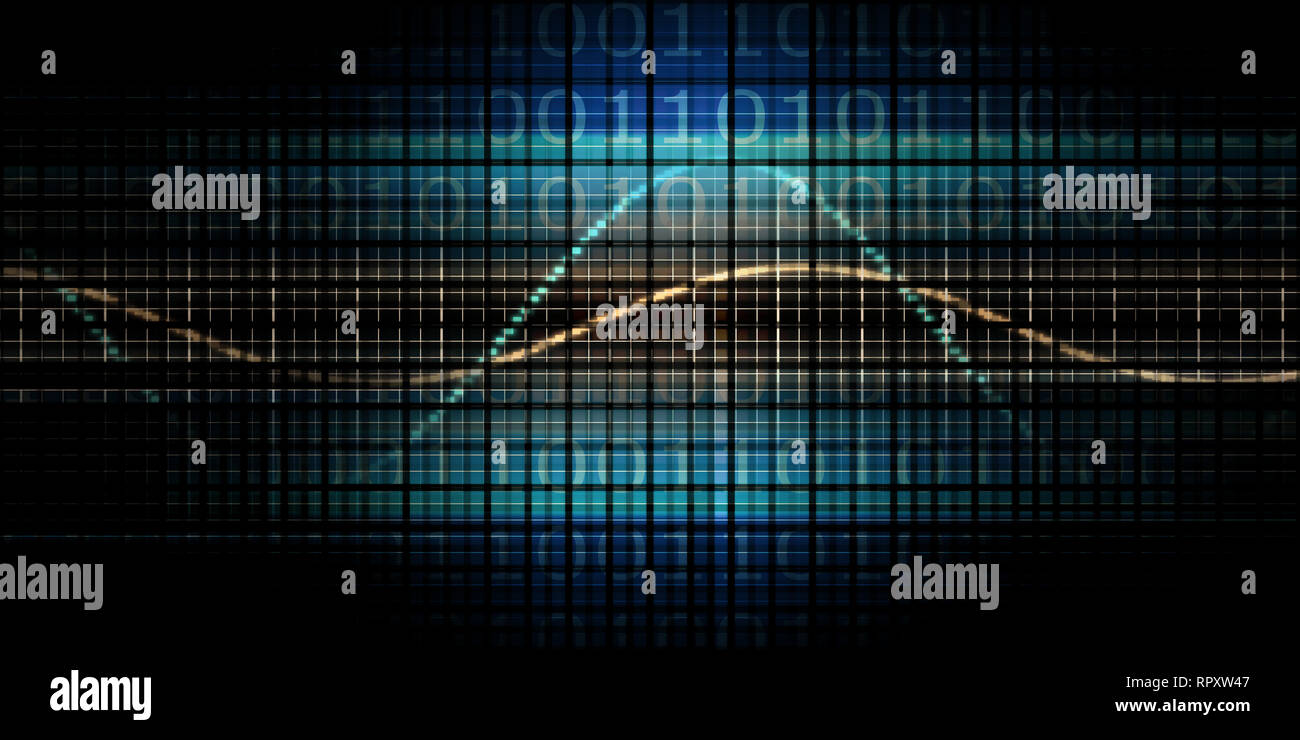 Digital Abstract as a Concept Background Art Stock Photo - Alamy