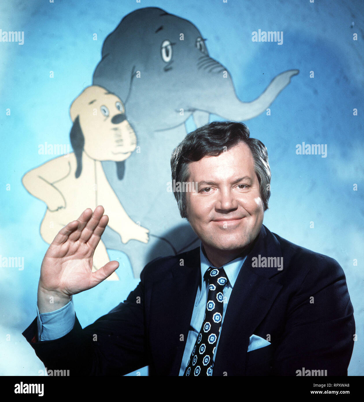 Der Grosse Preis Wim Thoelke, im Hintergrund Wum und Wendelin. Der ...