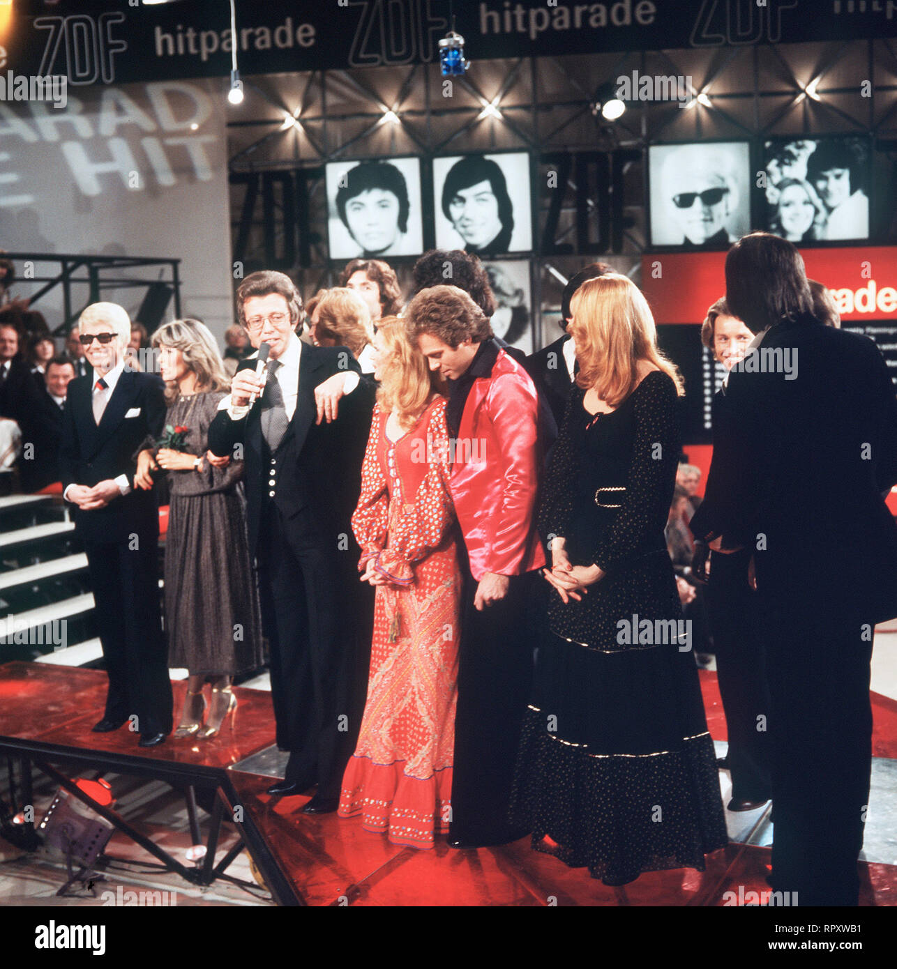 HITPARADE - 100. SENDUNG im ZDF, 26. November 1977 Mit dabei: Heino ...