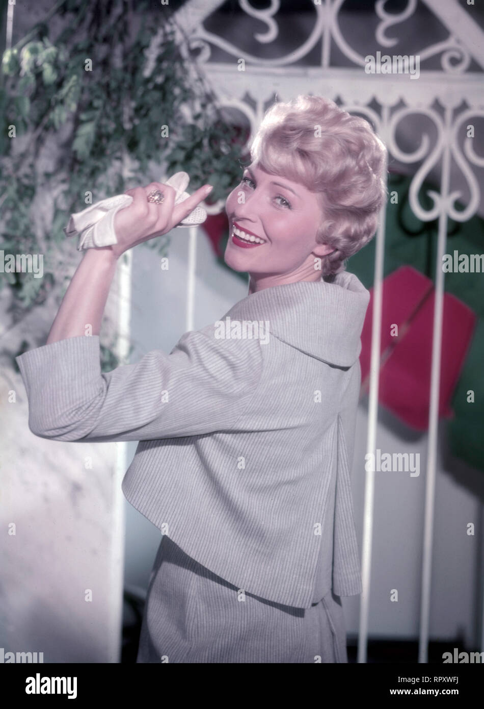 Die deutsche Schauspielerin Winnie Markus, 1959/1960. German actress ...