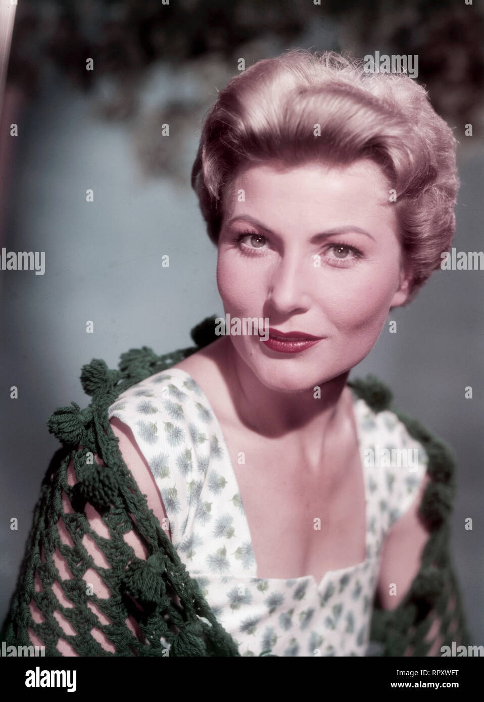 Die deutsche Schauspielerin Winnie Markus, 1959/1960. German actress ...