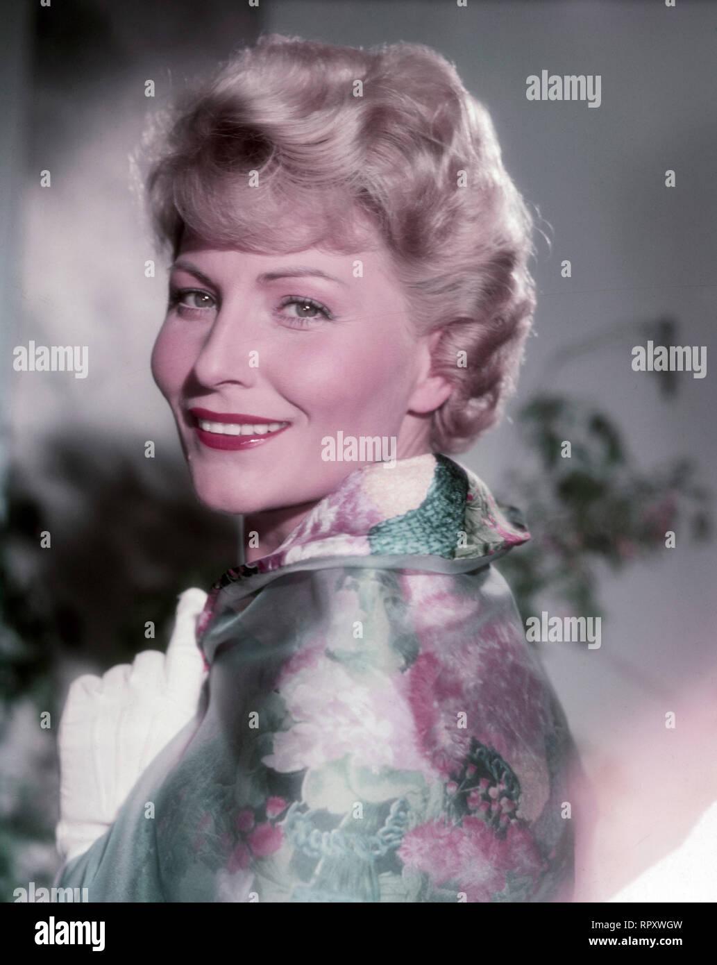 Die deutsche Schauspielerin Winnie Markus, 1959/1960. German actress ...