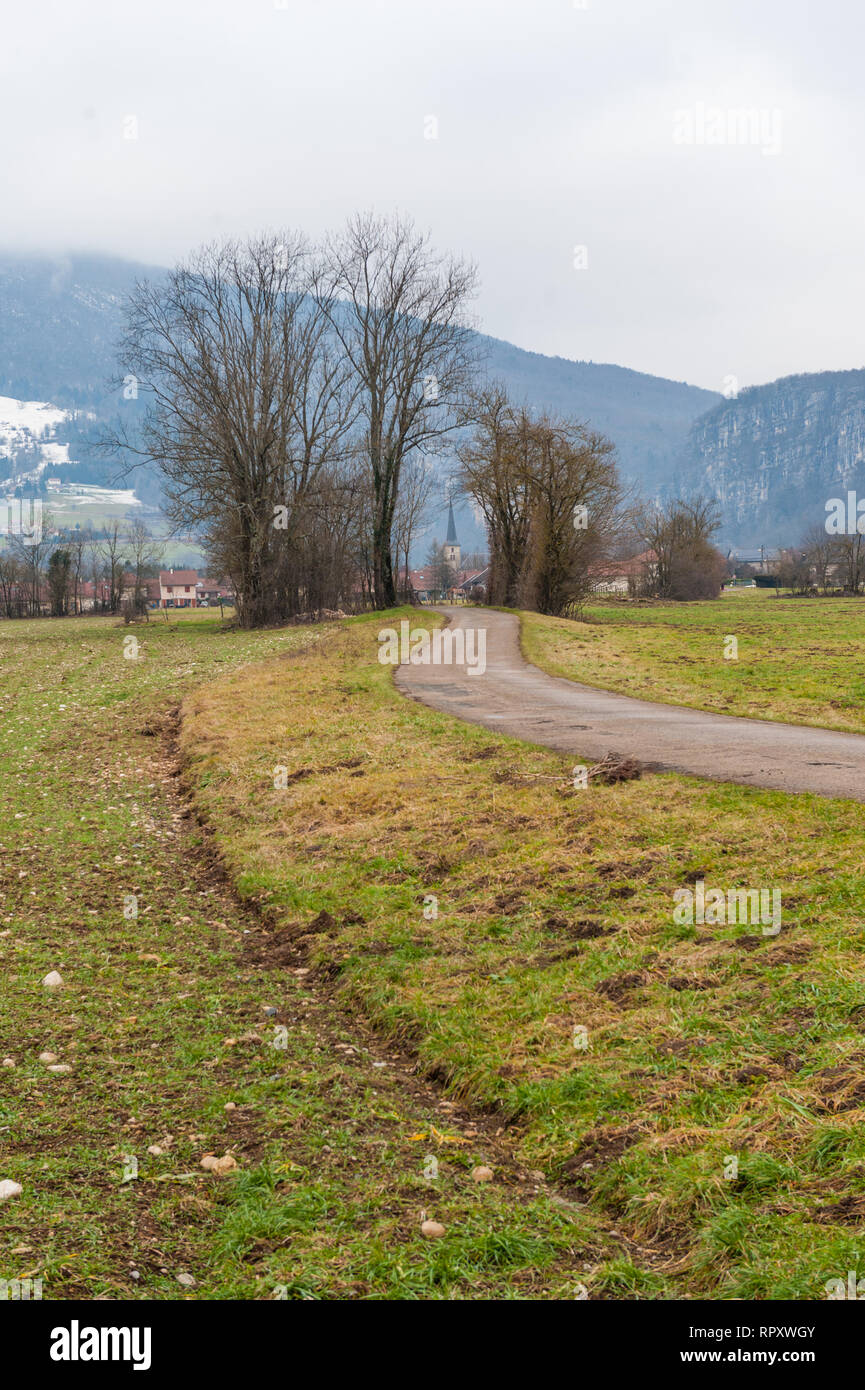 Impression of the Country side in the French Savoy Area Stock Photo - Alamy