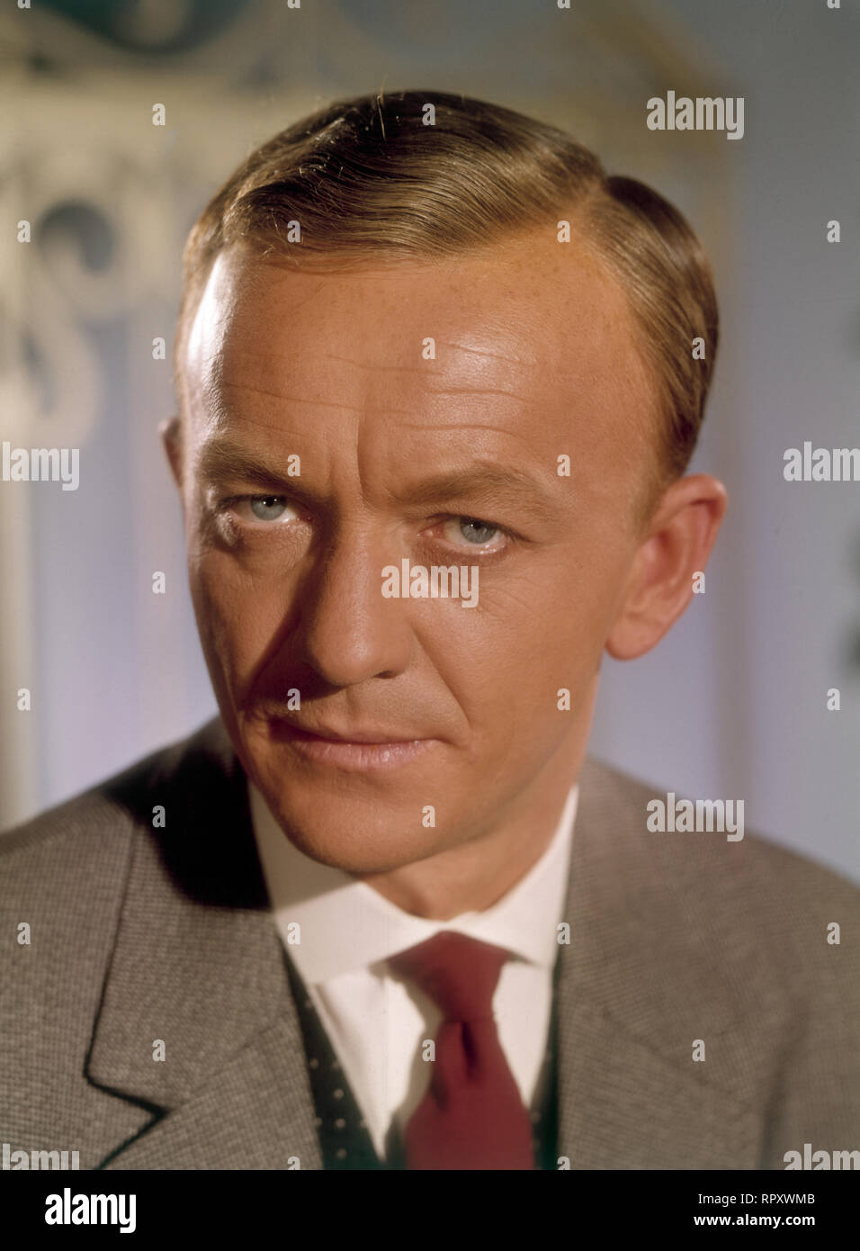 Der deutsche Schauspieler Hannes Messemer, 1960. German actor Hannes ...