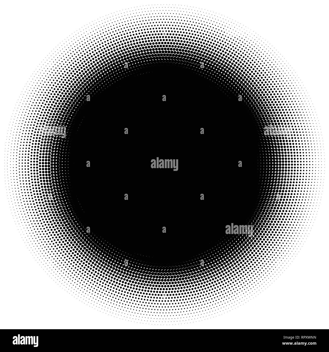 Dots circle fading hi-res stock photography and images - Alamy