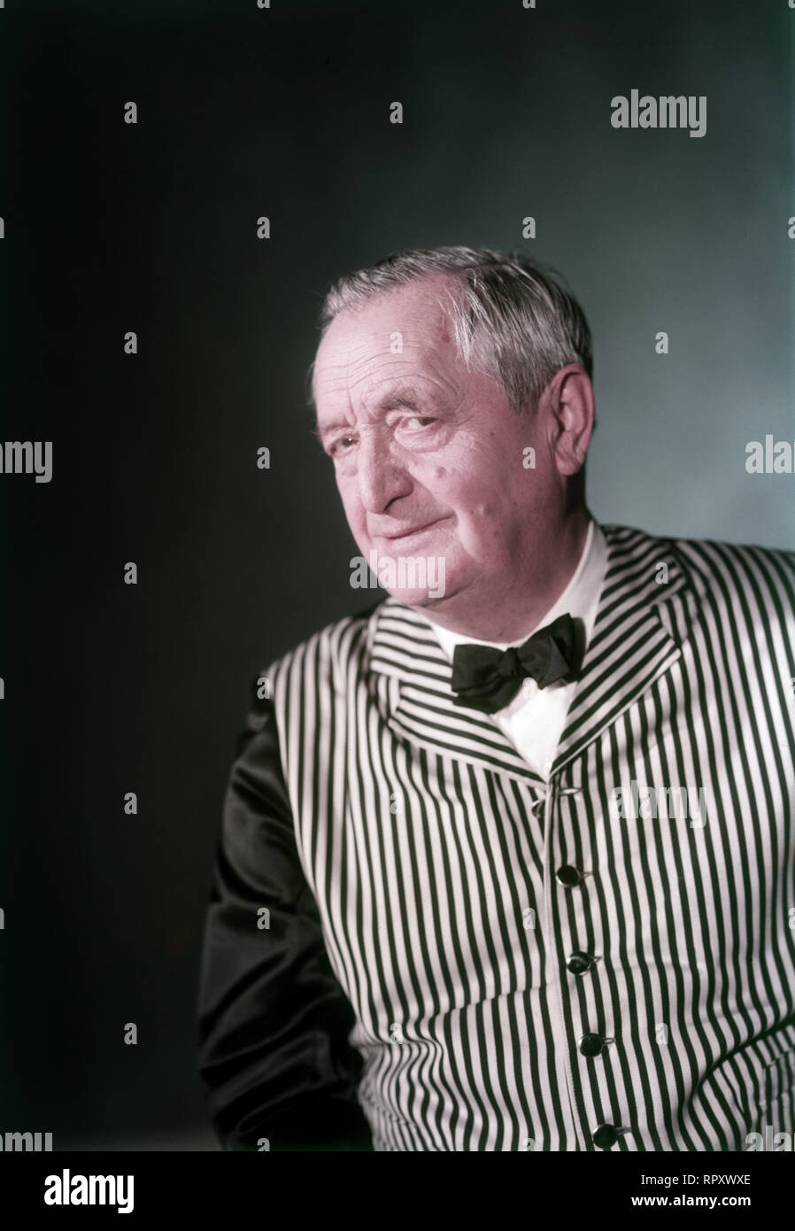 Der österreichische Schauspieler Hans Moser, ca. 1953. Austrian actor ...