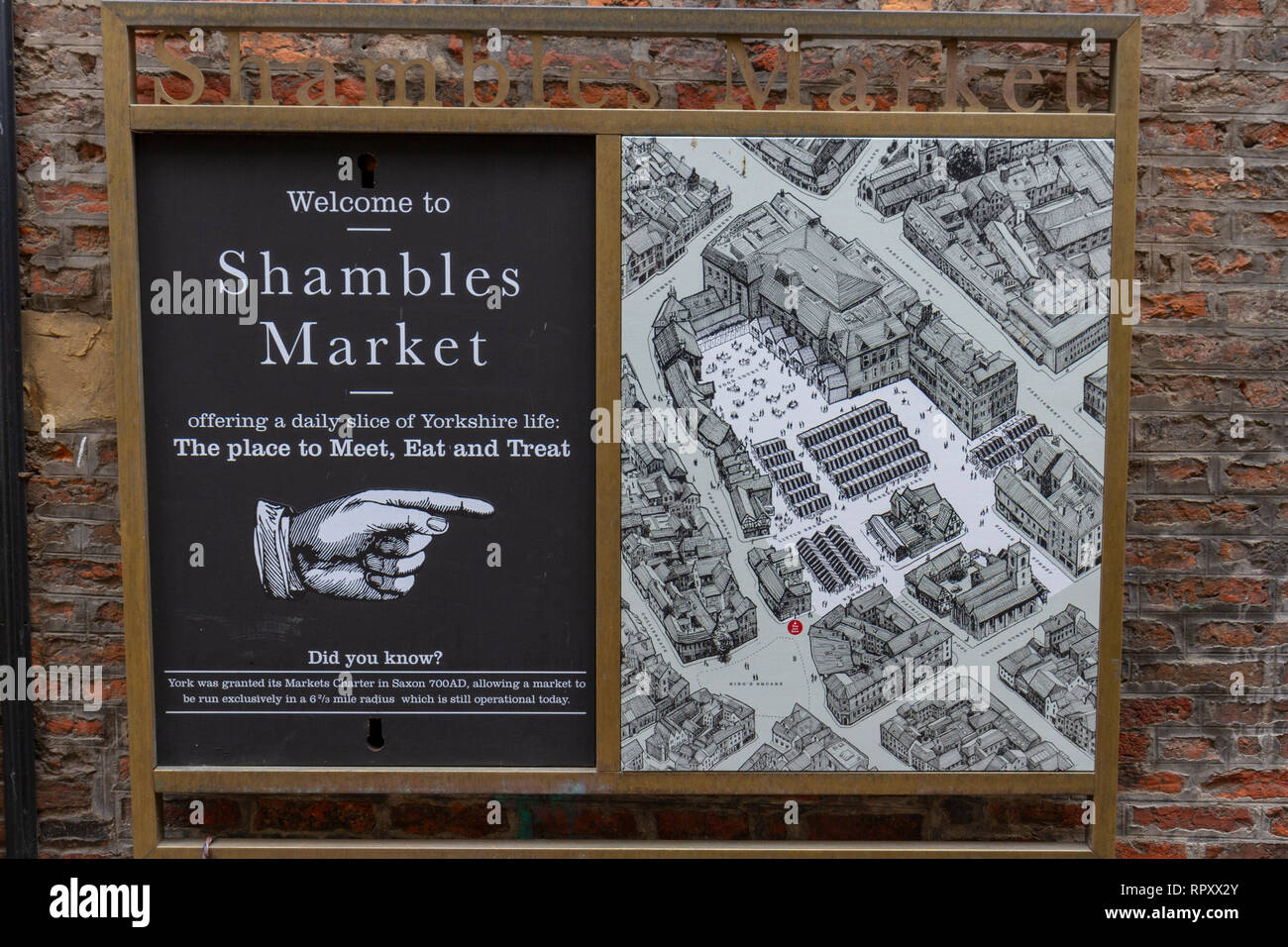 York map uk hi-res stock photography and images - Alamy