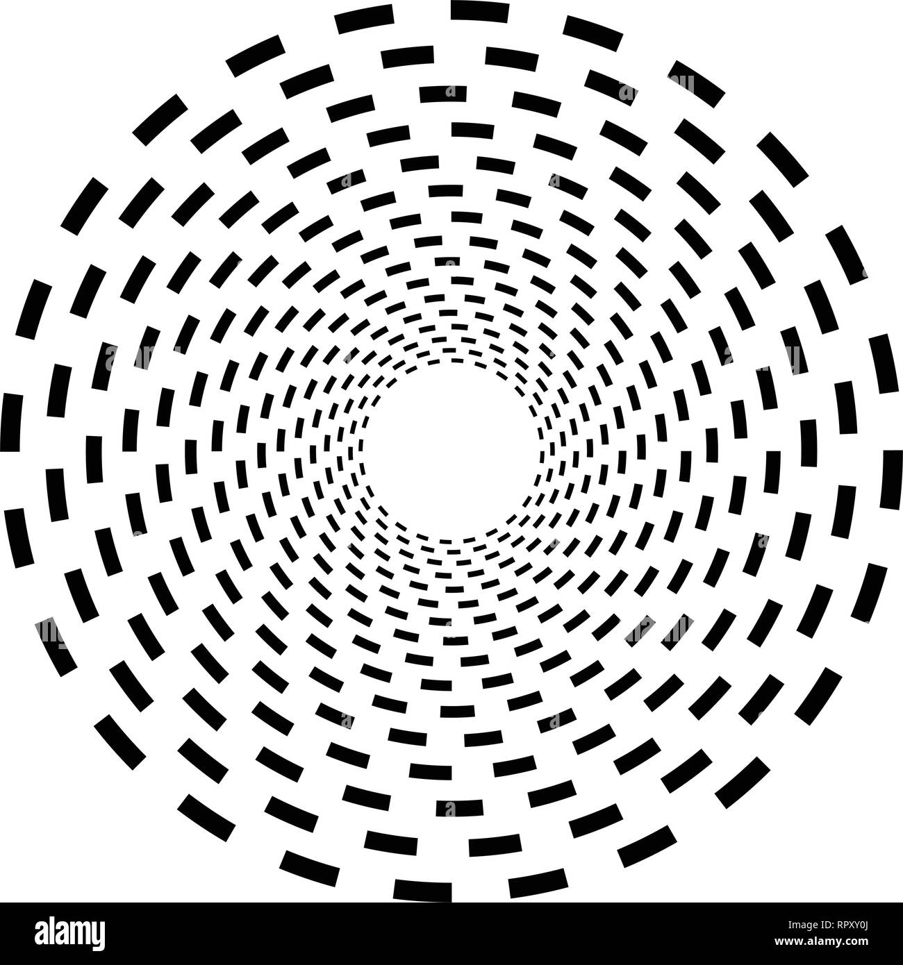Spiral, swirl, twirl abstract element over white Stock Vector Image ...