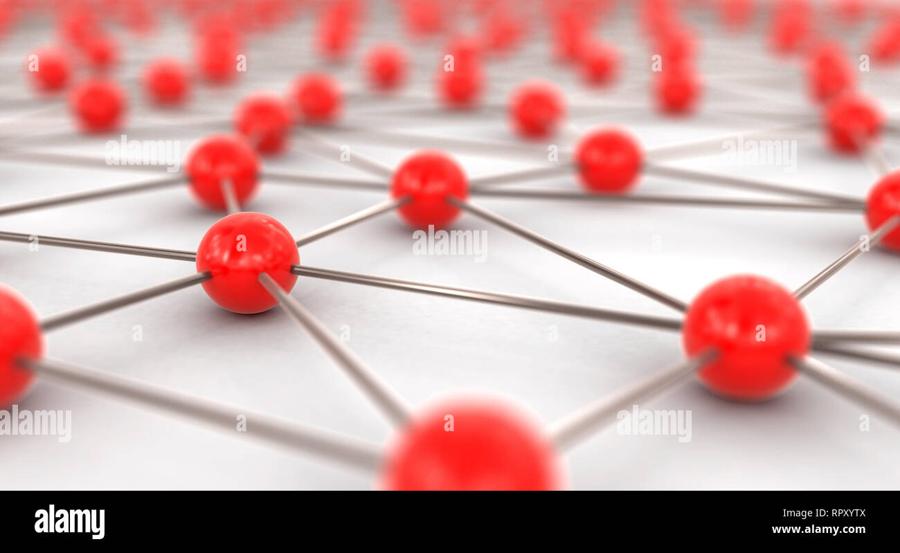 Connect dots sphere hi-res stock photography and images - Alamy