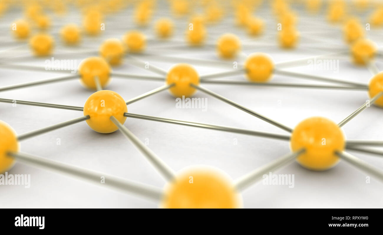 Connect dots sphere hi-res stock photography and images - Alamy