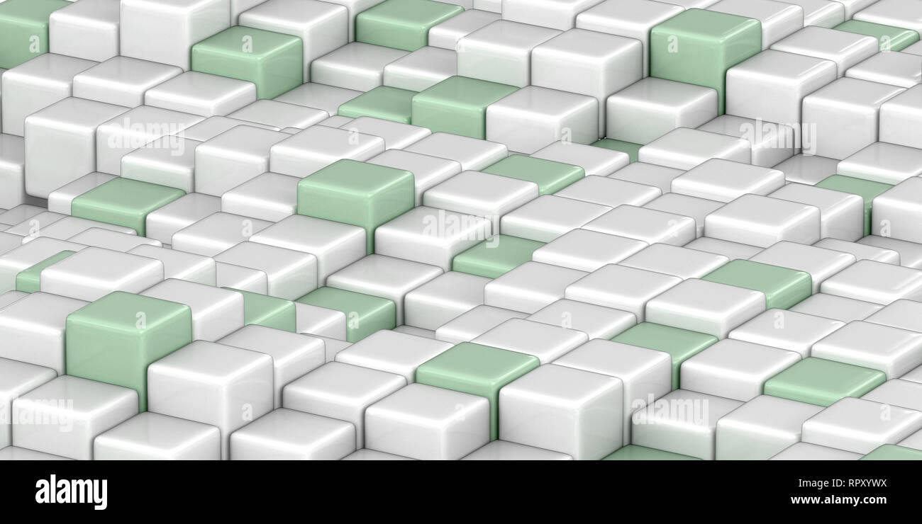 Abstract color cube block Stock Photo - Alamy