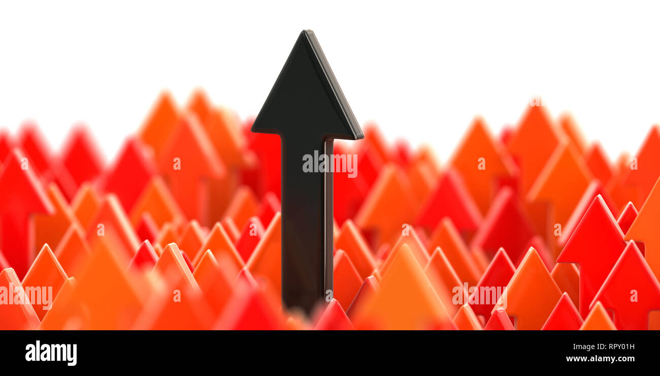Arrow up. Image with clipping path Stock Photo - Alamy