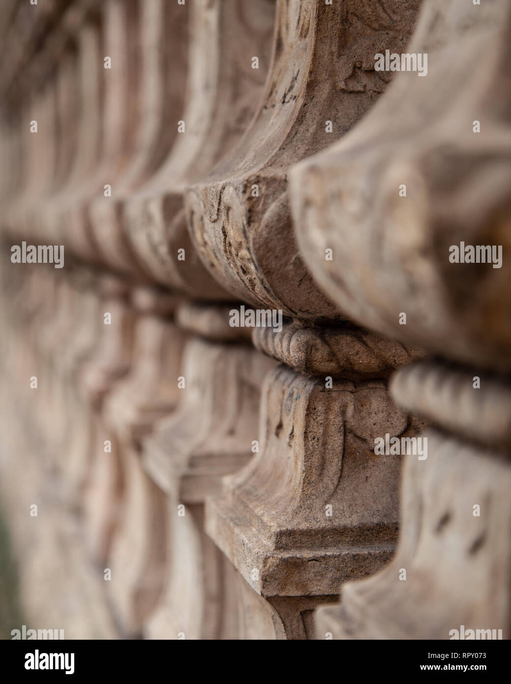 stone balustrade form a pattern Stock Photo - Alamy