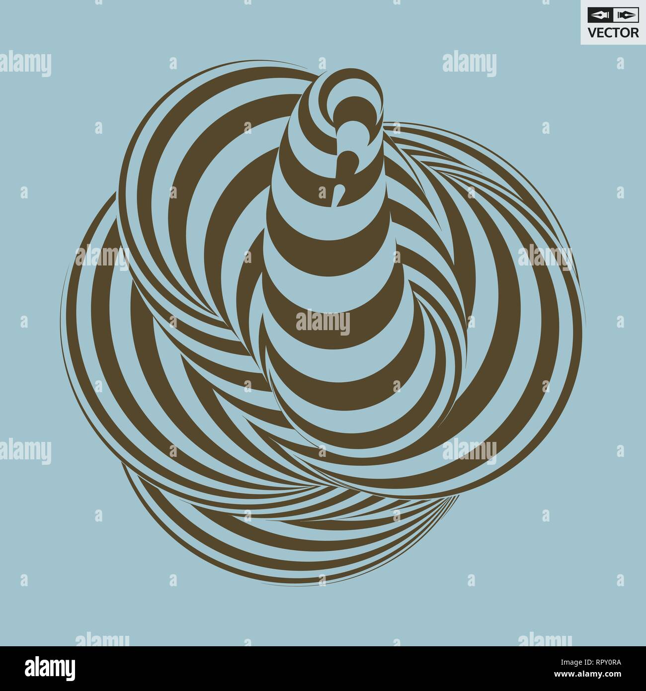 Abstract 3D geometrical background. Pattern with optical illusion ...