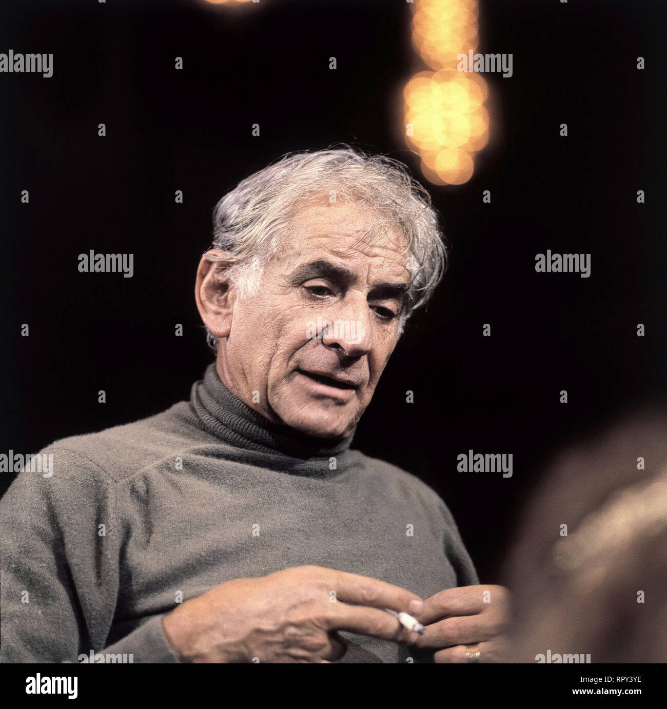 Leonard bernstein composer portrait hi-res stock photography and images ...