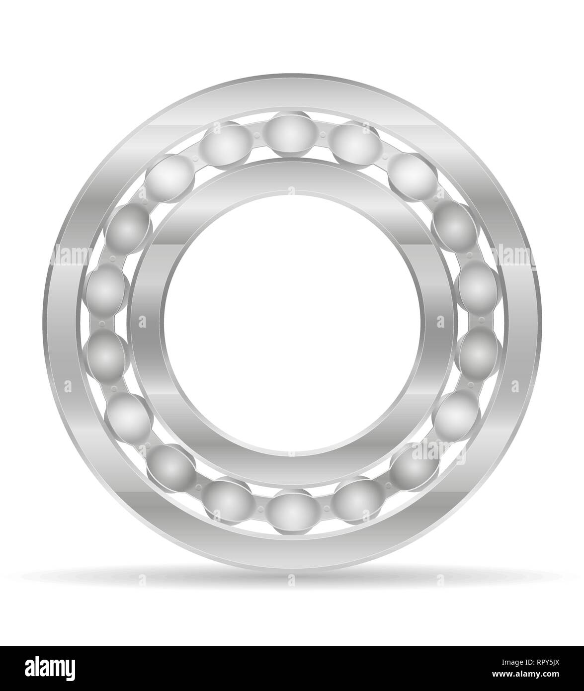 metal ball bearing vector illustration isolated on white background ...
