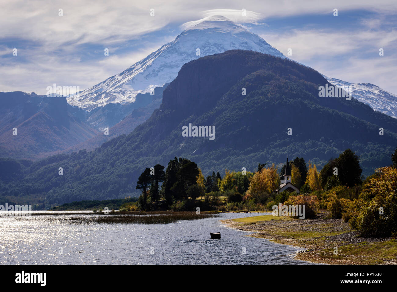 Lanin volcano national park hi-res stock photography and images - Alamy