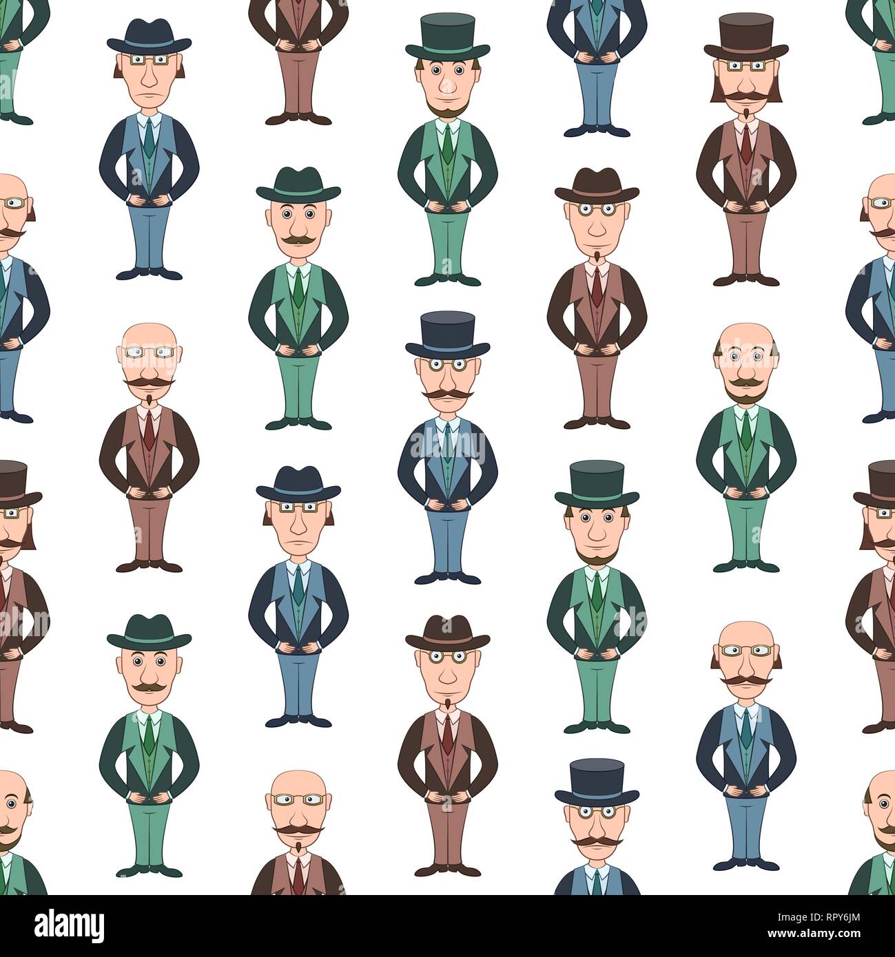 Victorian gentleman cartoon hi-res stock photography and images - Alamy