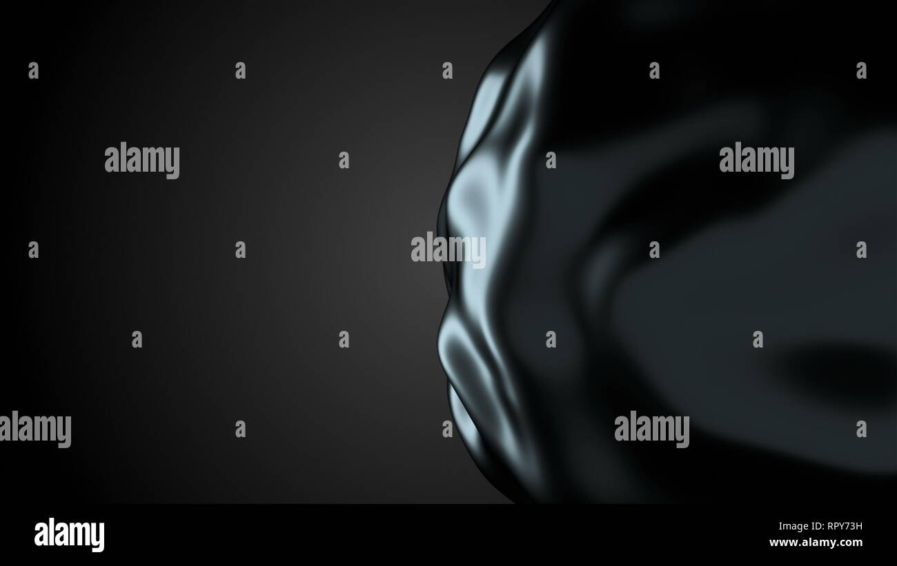 Abstract close up view of oil, background with visual oil drop surface ...