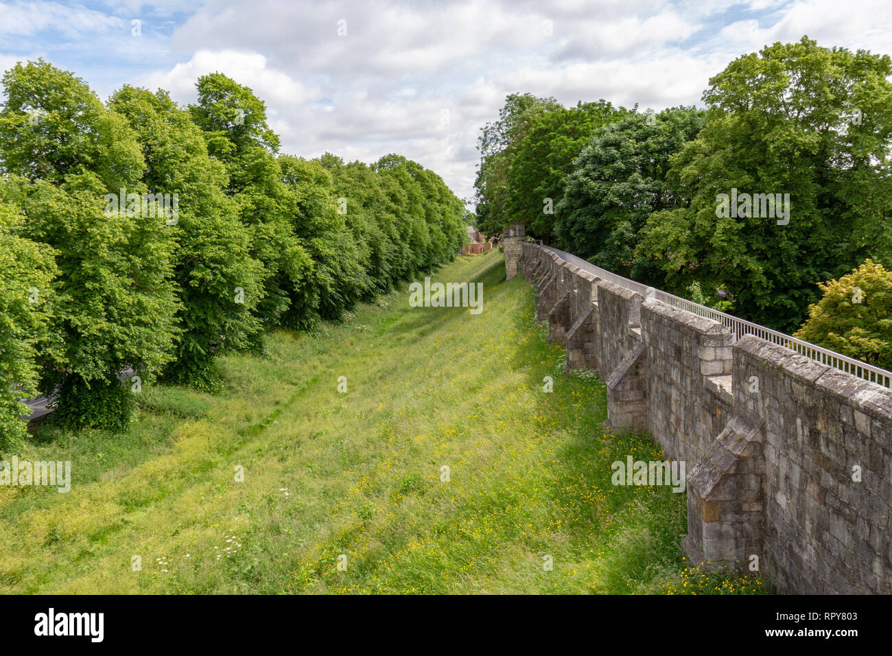 York roman walls hi-res stock photography and images - Alamy