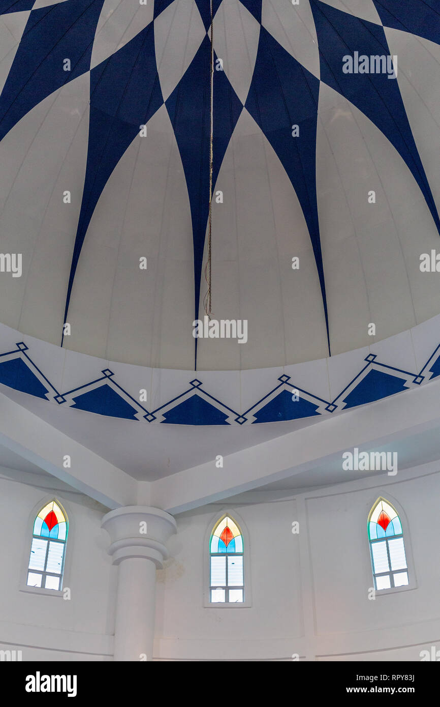 Interior, Melaka Straits Mosque, Masjid Selat, the Floating Mosque ...