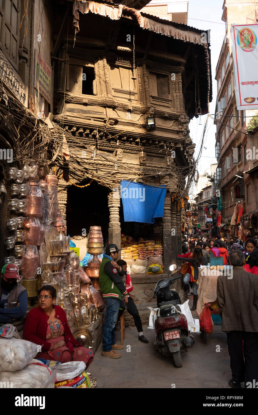 Nepal asan tole hi-res stock photography and images - Alamy