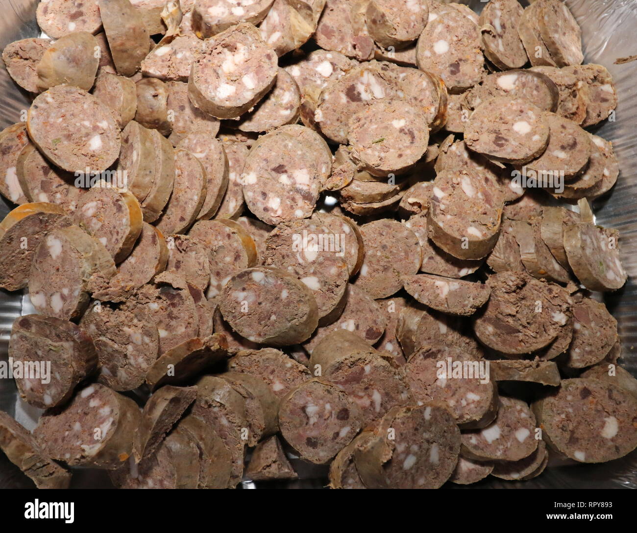 Liver pudding hi-res stock photography and images - Alamy