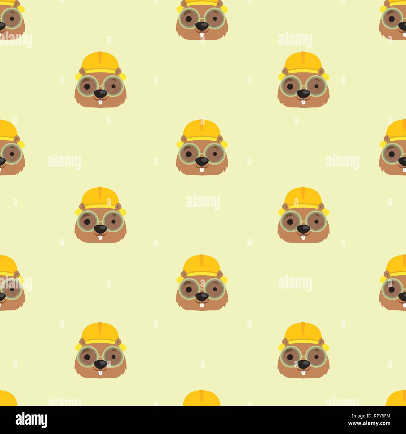 Cute mole vector seamless pattern illustration Stock Vector Image & Art ...