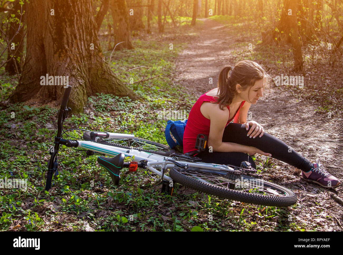 Fall Off Bike High Resolution Stock Photography and Images - Alamy