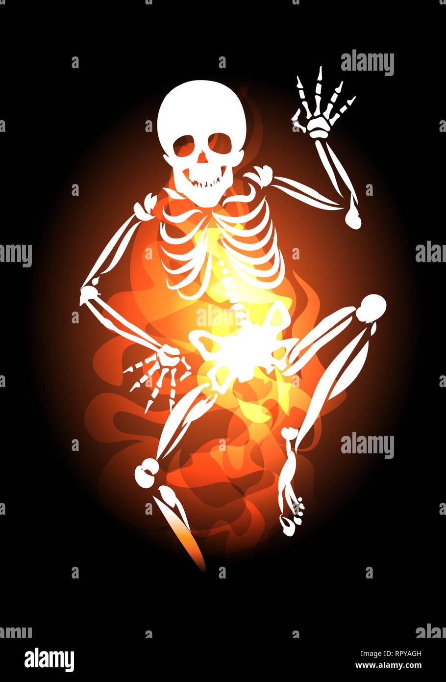 Skeleton of the hand hi-res stock photography and images - Alamy