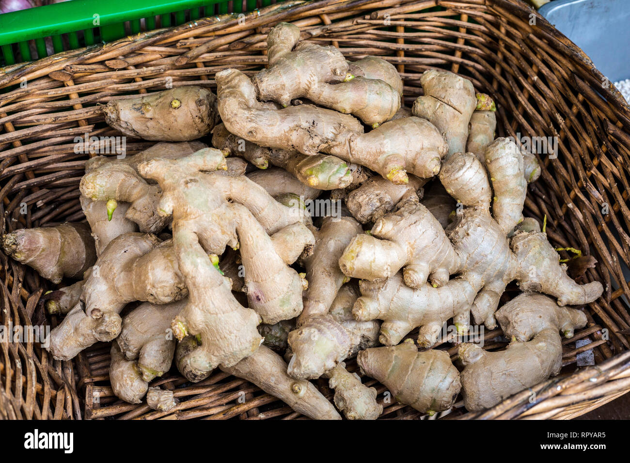 Ginger for sale at Local Market, Melaka, Malaysia Stock Photo - Alamy