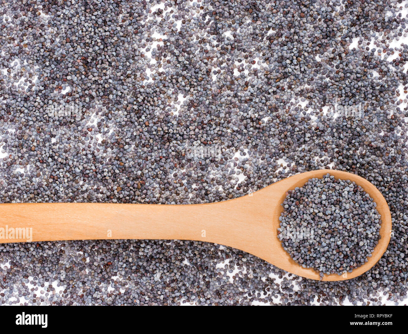 poppy seeds texture as background. Top view or flat lay Stock Photo - Alamy