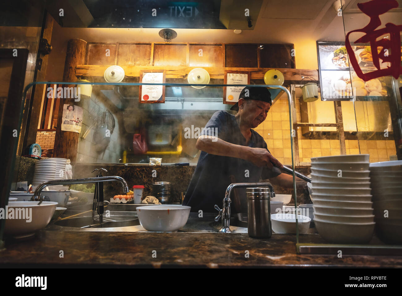 Typical asian food restaurant Stock Photo - Alamy
