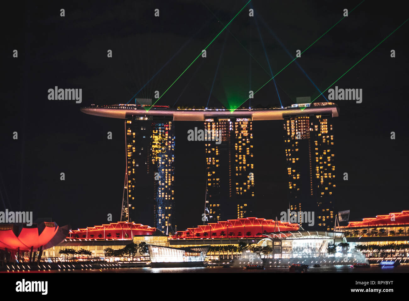 The modern city of Singapore Stock Photo - Alamy