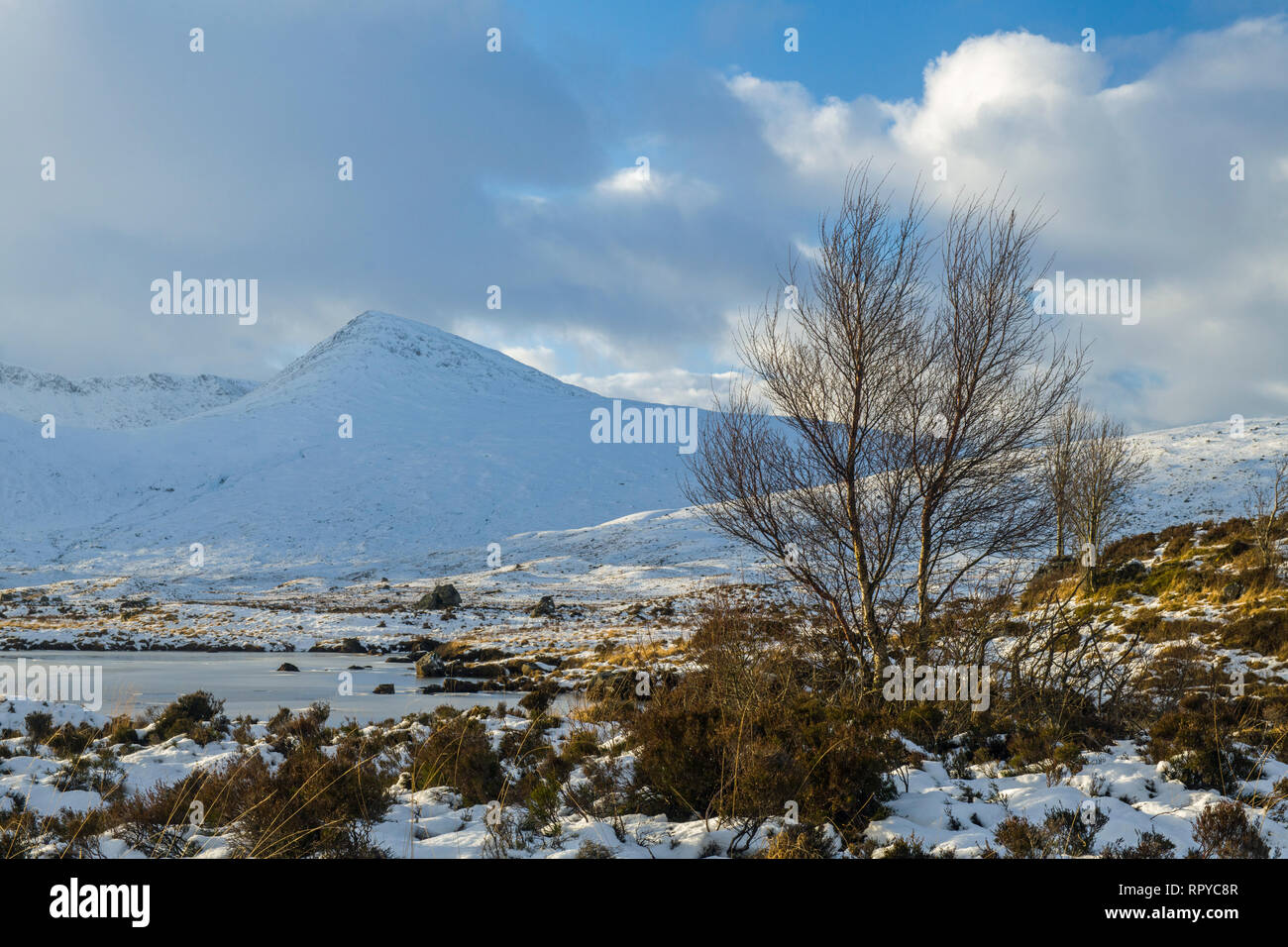 Scottish highlands snow hi-res stock photography and images - Alamy