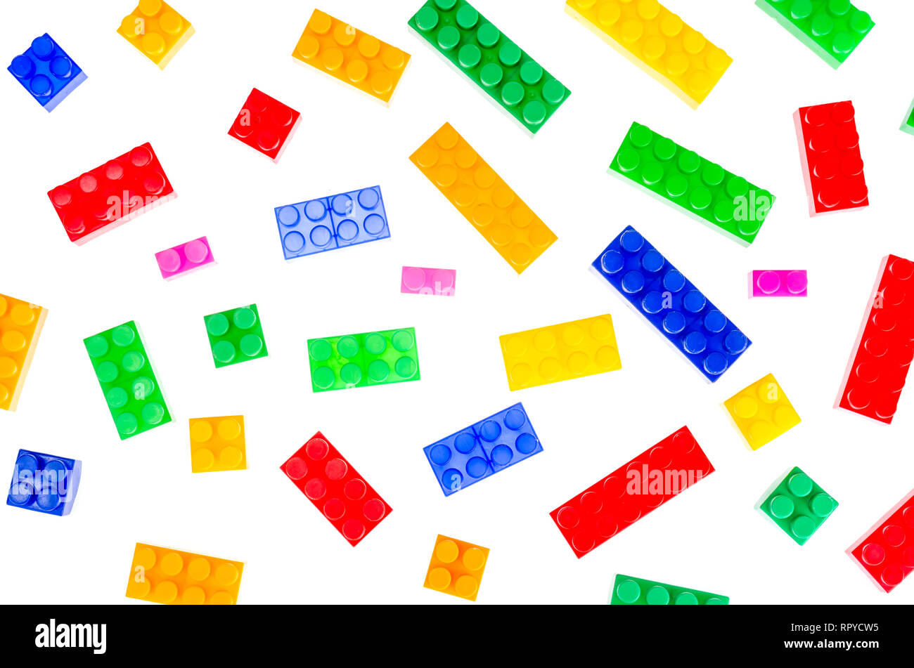 Details and elements of the toy children's plastic color designer ...