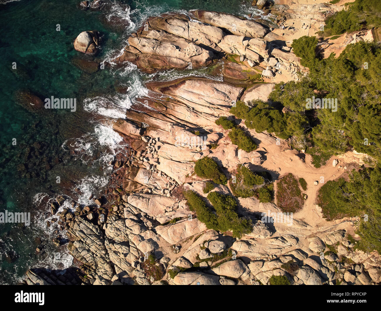 Aerial view of spanish cliffs hi-res stock photography and images - Alamy