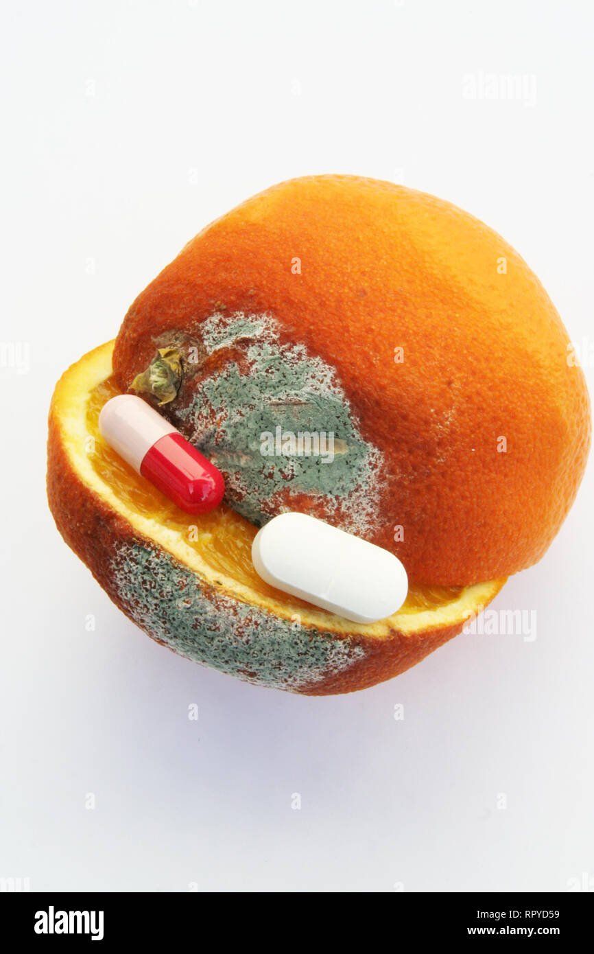 Orange with mold hi-res stock photography and images - Alamy
