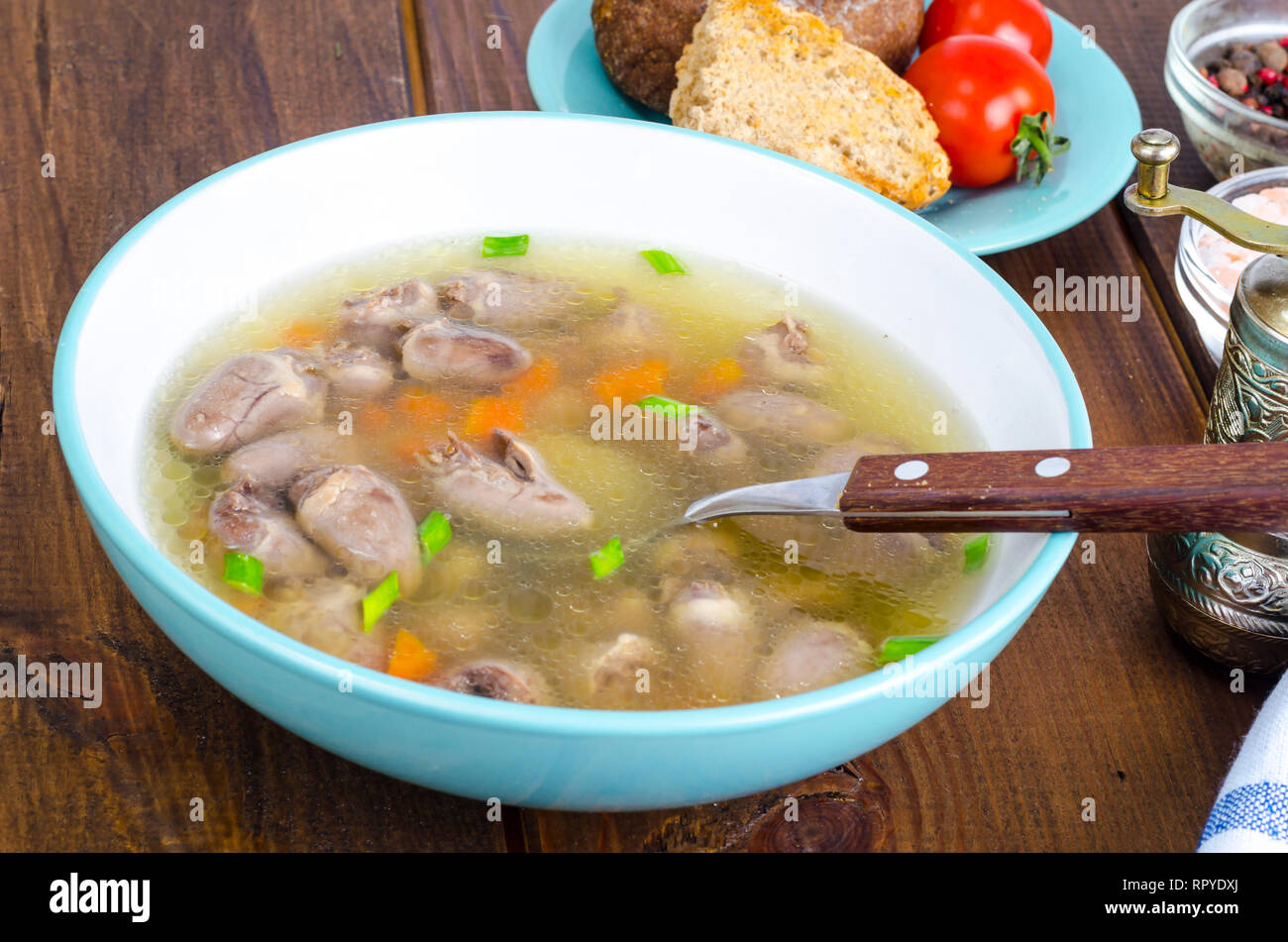Pork liver soup hi-res stock photography and images - Alamy