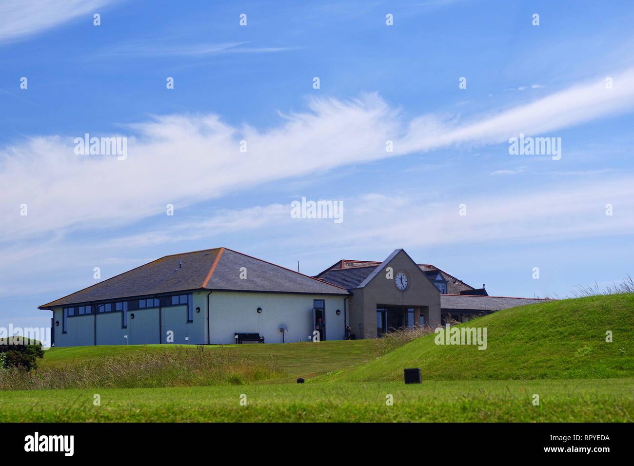 Crail Golfing Society Building on a Sunny Summers Day. Craighead, Fife ...