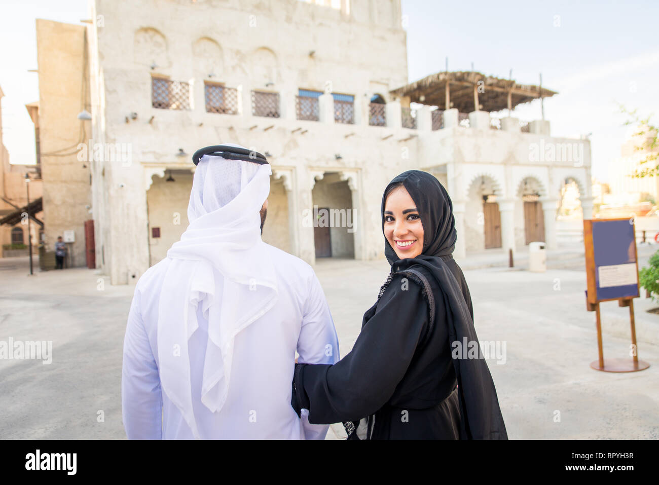 Old man woman uae hi-res stock photography and images - Alamy