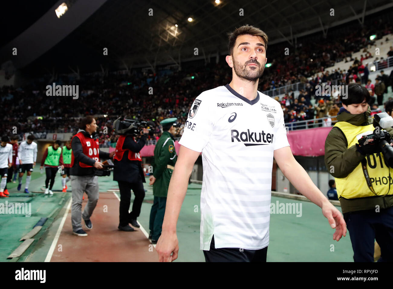 Osaka, Japan. 22nd Feb, 2019. ?David Villa (Vissel) Football/Soccer ...