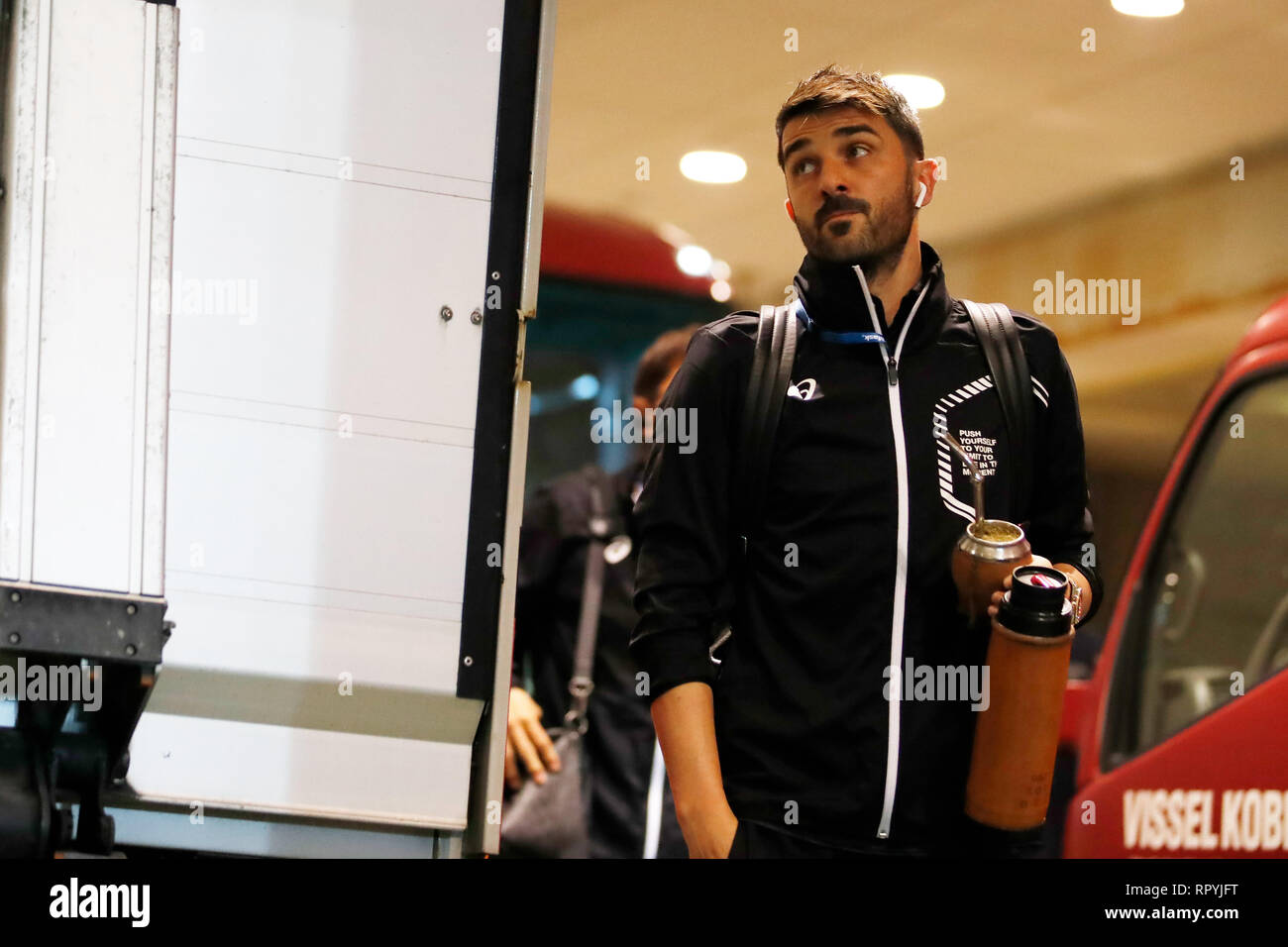 Osaka, Japan. 22nd Feb, 2019. ?David Villa (Vissel) Football/Soccer ...