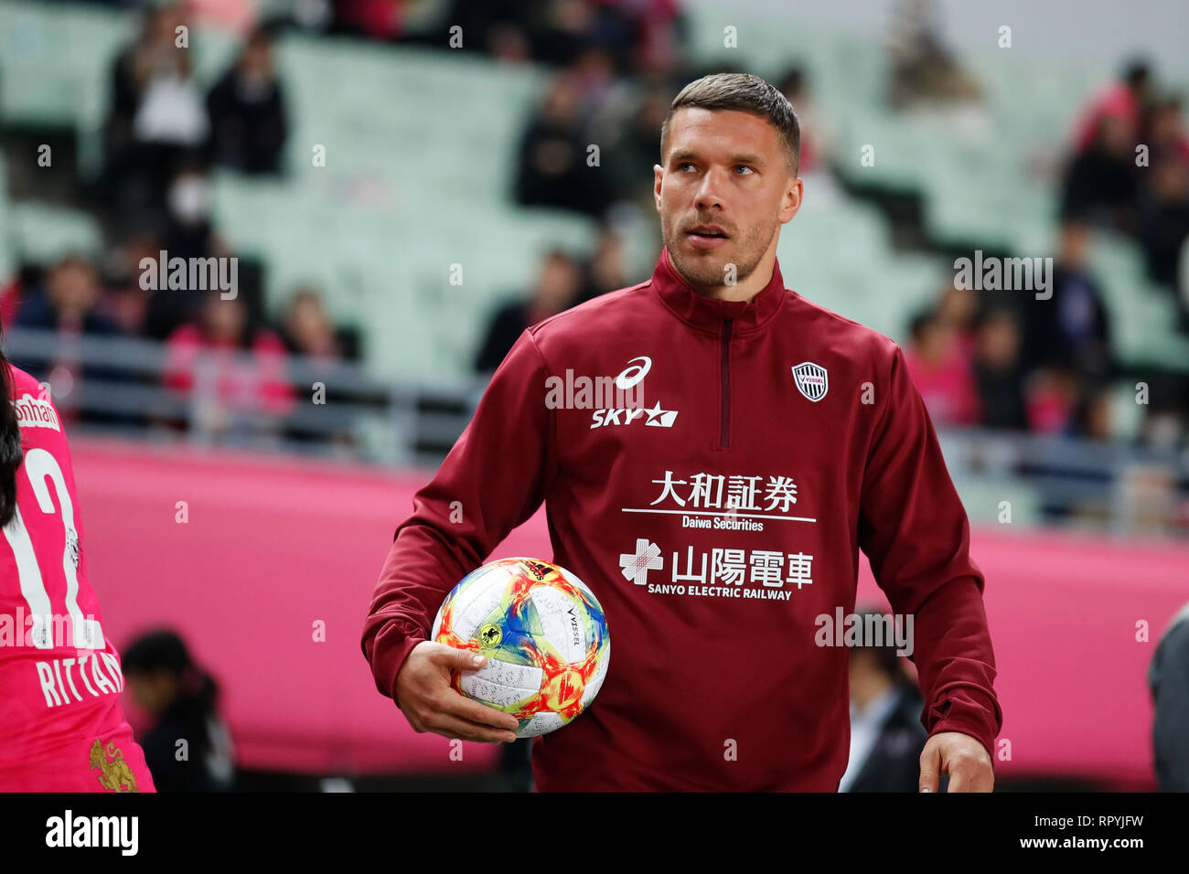 Osaka, Japan. 22nd Feb, 2019. Lukas Podolski (Vissel) Football/Soccer ...